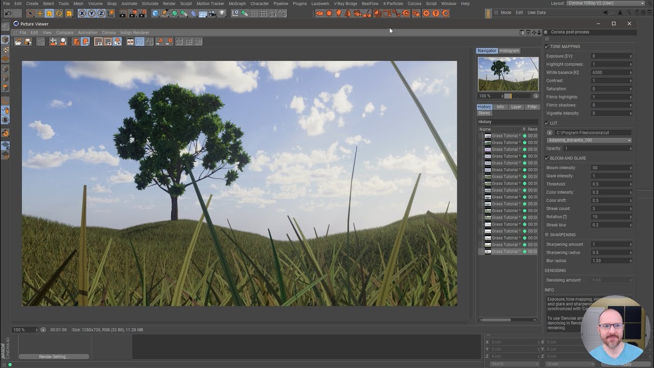 Tutorial C4D: Cara Menggunakan Material Corona Dan Hair Untuk Membuat ...