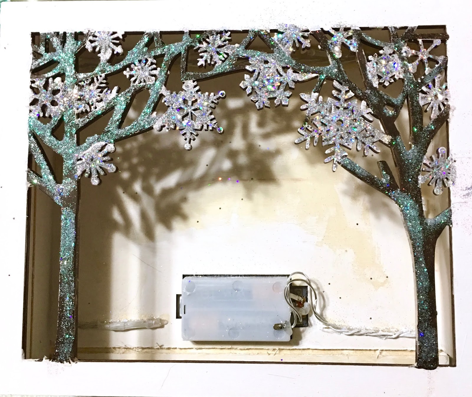 Last Minute DIY Snowman LED Shadow Box Project | Keep Calm and Craft On ...