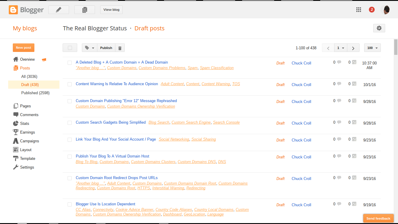 Revert A Page / Post To Draft Status