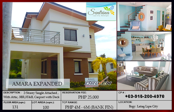 BEST OF HOUSE AND LOT BATANGAS: Sentrina Subdivision! 2-Storey, Amara ...