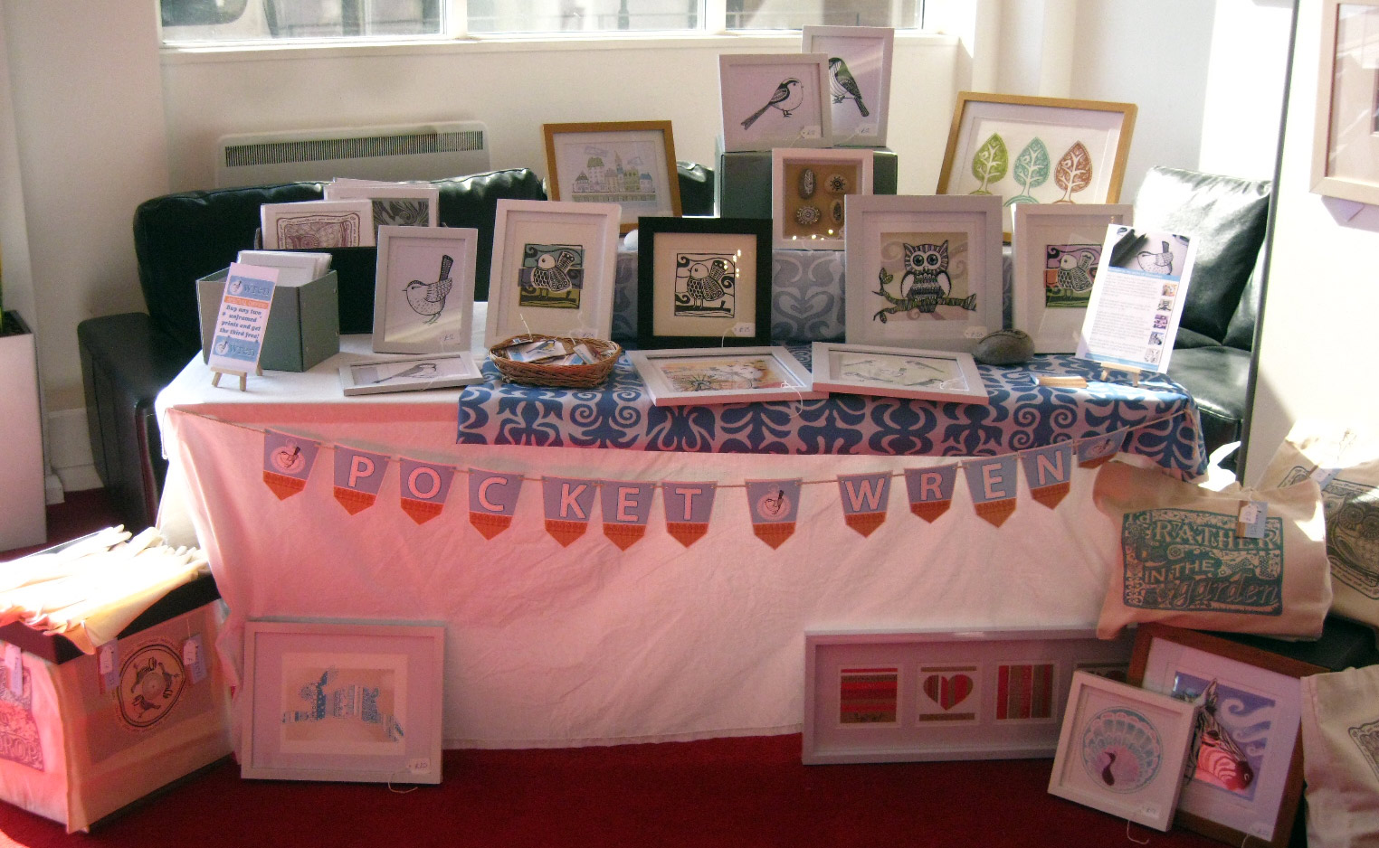Helen Naylor Illustration: Running my first craft stall.