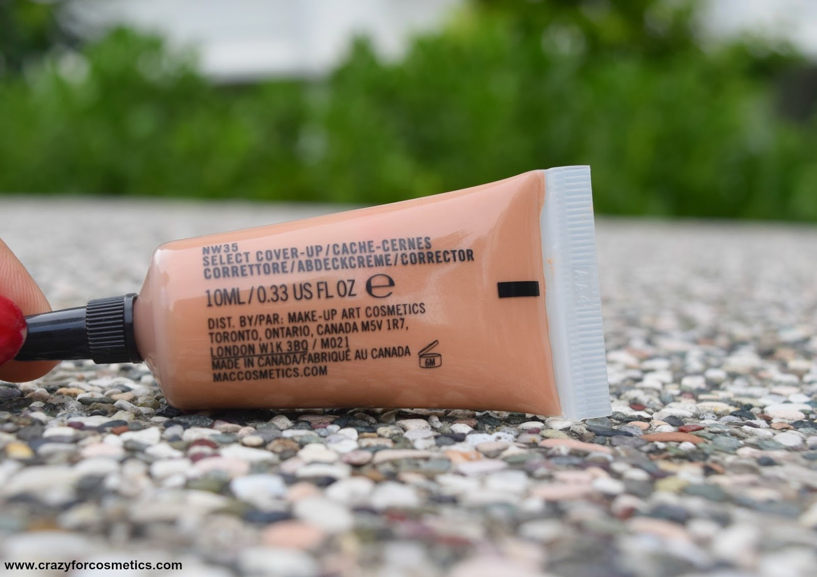 MAC Select Cover-Up Concealer in the shade NW 35 Review & EOTD | Crazy ...