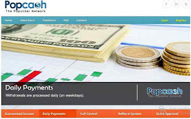 Step by step how to register popcash.net