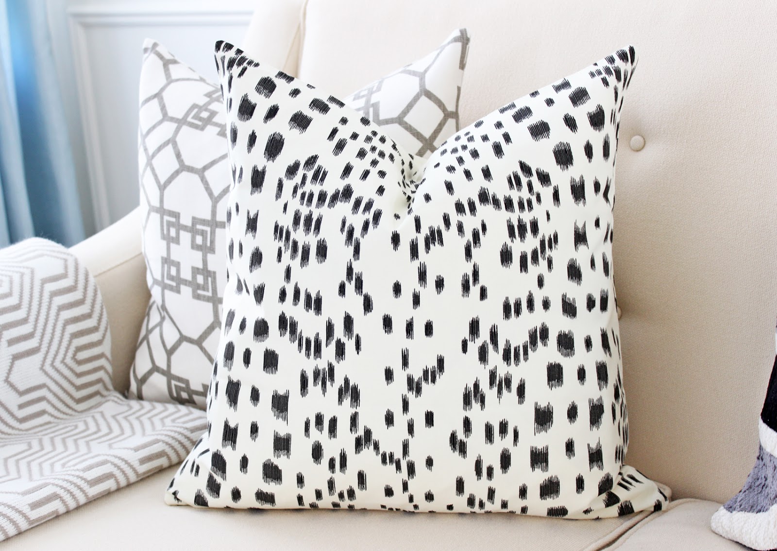 AM Dolce Vita: Les Touches Pillow and Stuck on Hue Etsy
