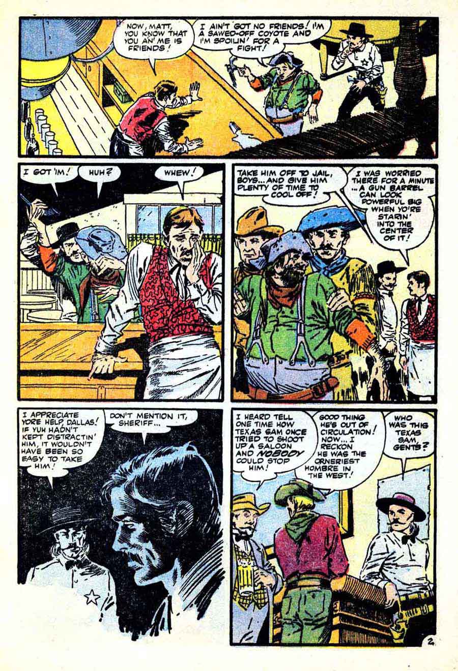 Gunsmoke Western #35 - Al Williamson art - Pencil Ink