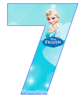 Frozen Elsa Alphabet with Hearts. Abecedario de Elsa de Frozen con ...
