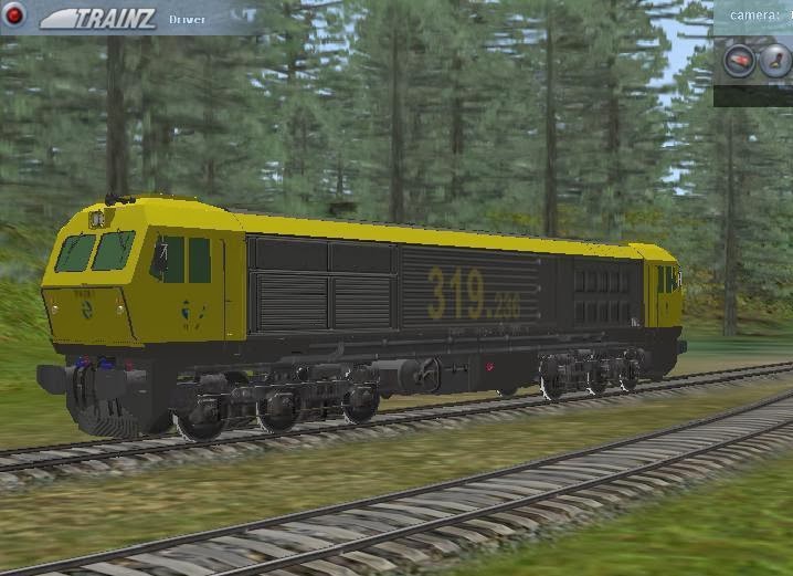 Asociacion Cultural Mesaches: Recortable: locomotora Renfe 319