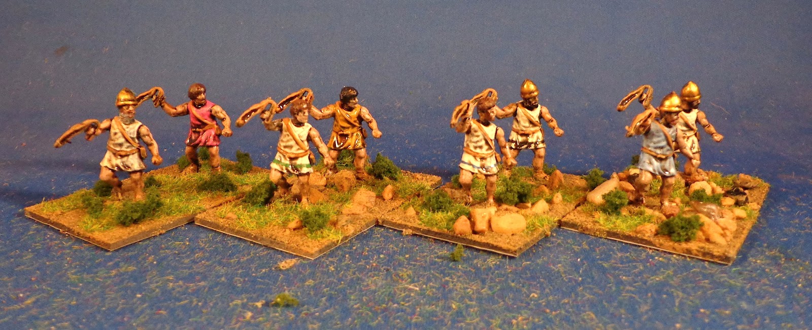 Bob's Miniature Wargaming Blog: 28mm ancient missile troops