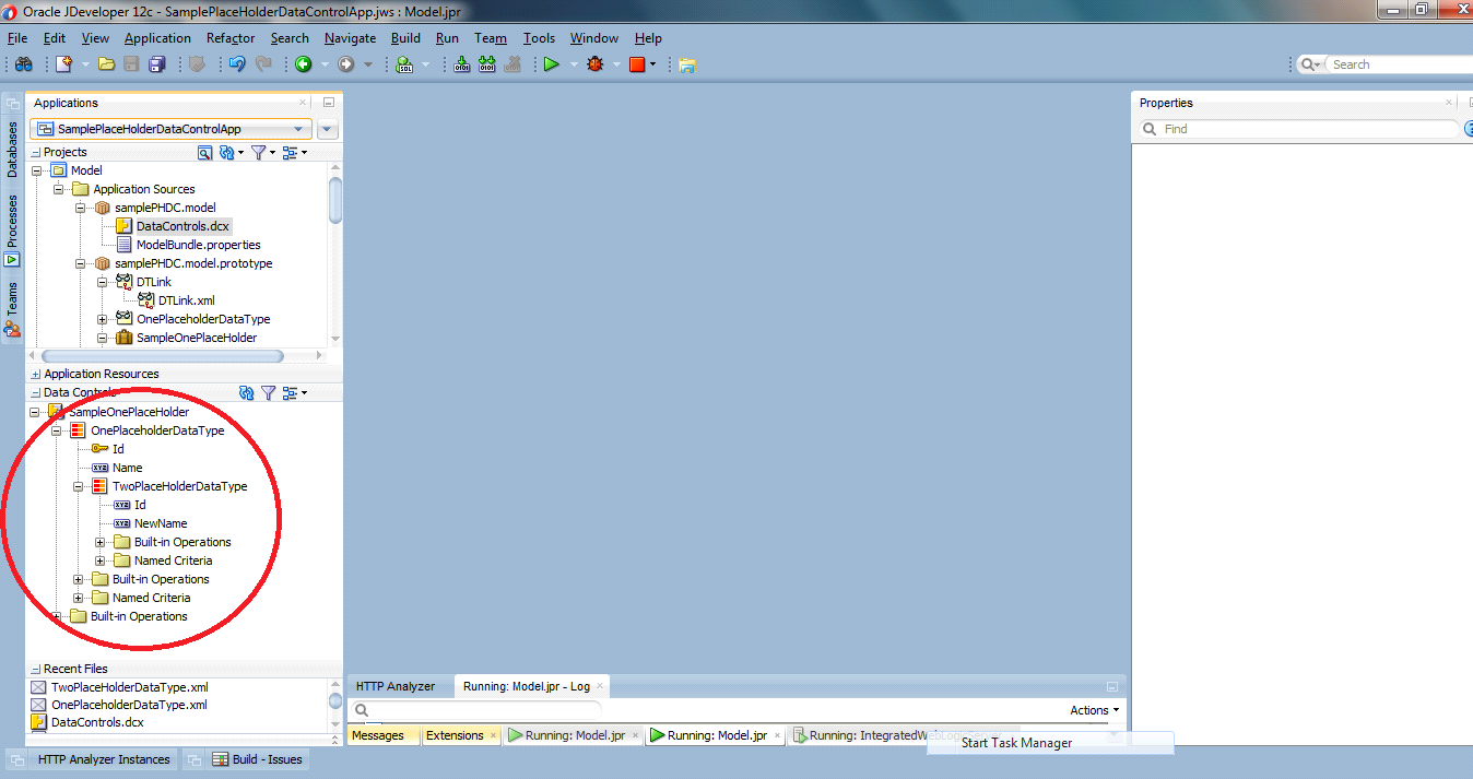 Work with Master Detail relation using PlaceHolder Data Control ...