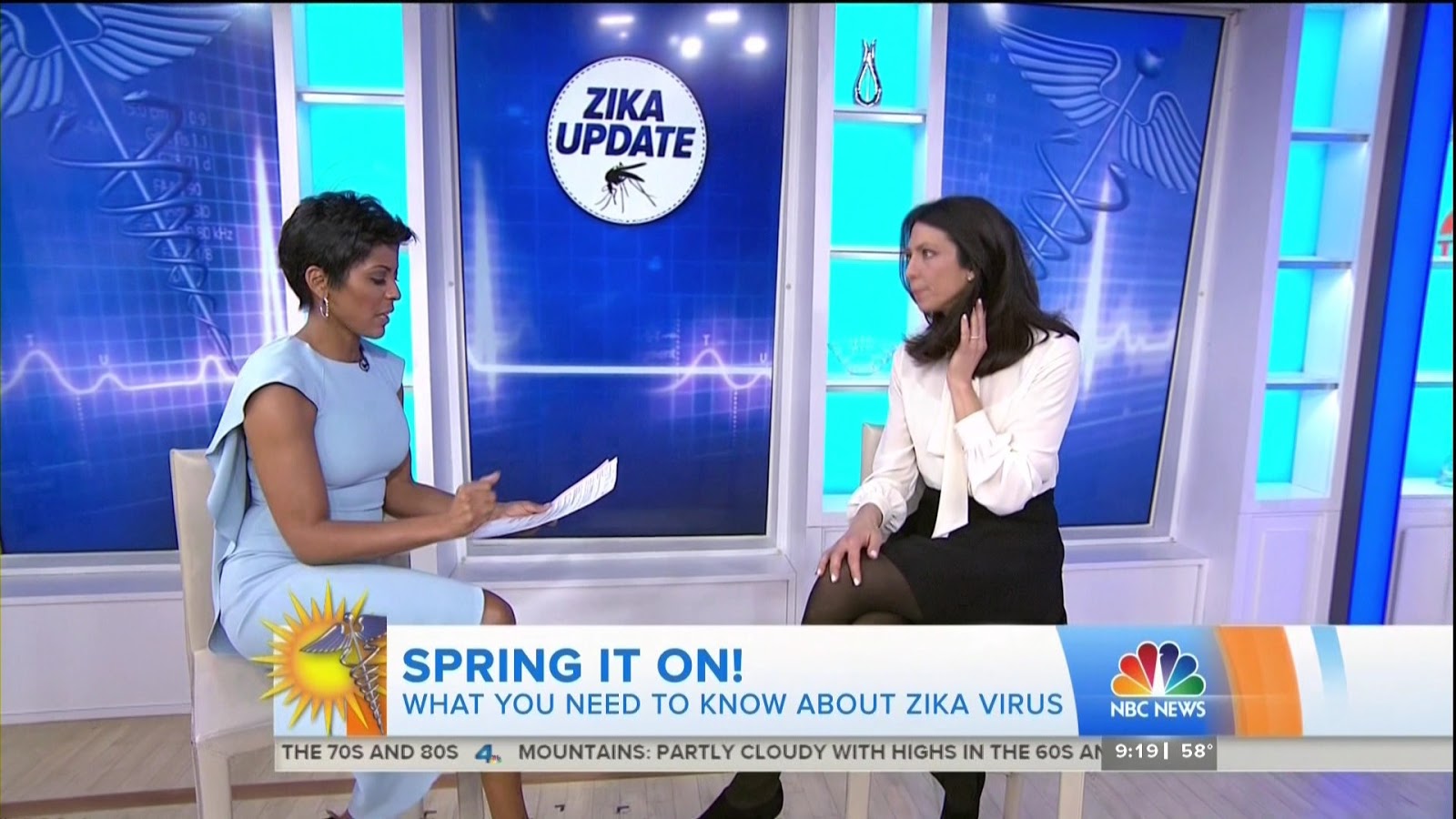 Ladies in Satin Blouses: Dr. Natalie Azar - white blouse