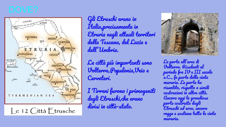 primaria castellina: CLASSE V GLI ETRUSCHI