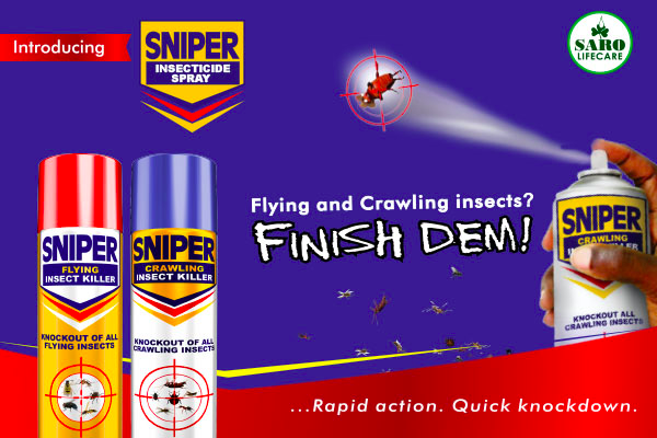 Introducing the all new sniper insecticide spray