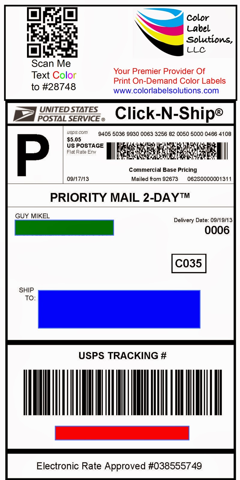 Color Labels On Demand: EVERYONE