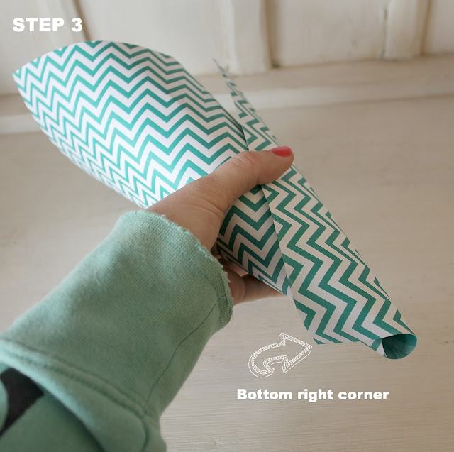 Bridgey Widgey: Paper Cone Tutorial