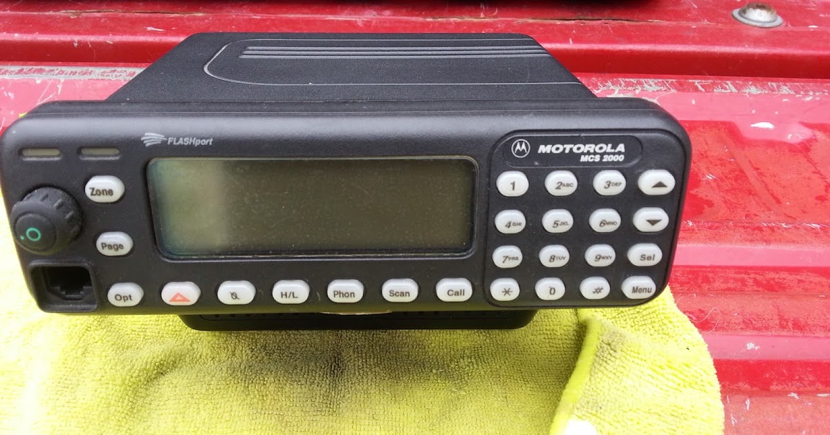 Motorola MCS2000 Tutorial hELP: MCS2000 900 MHz Model 3 - 30 watt