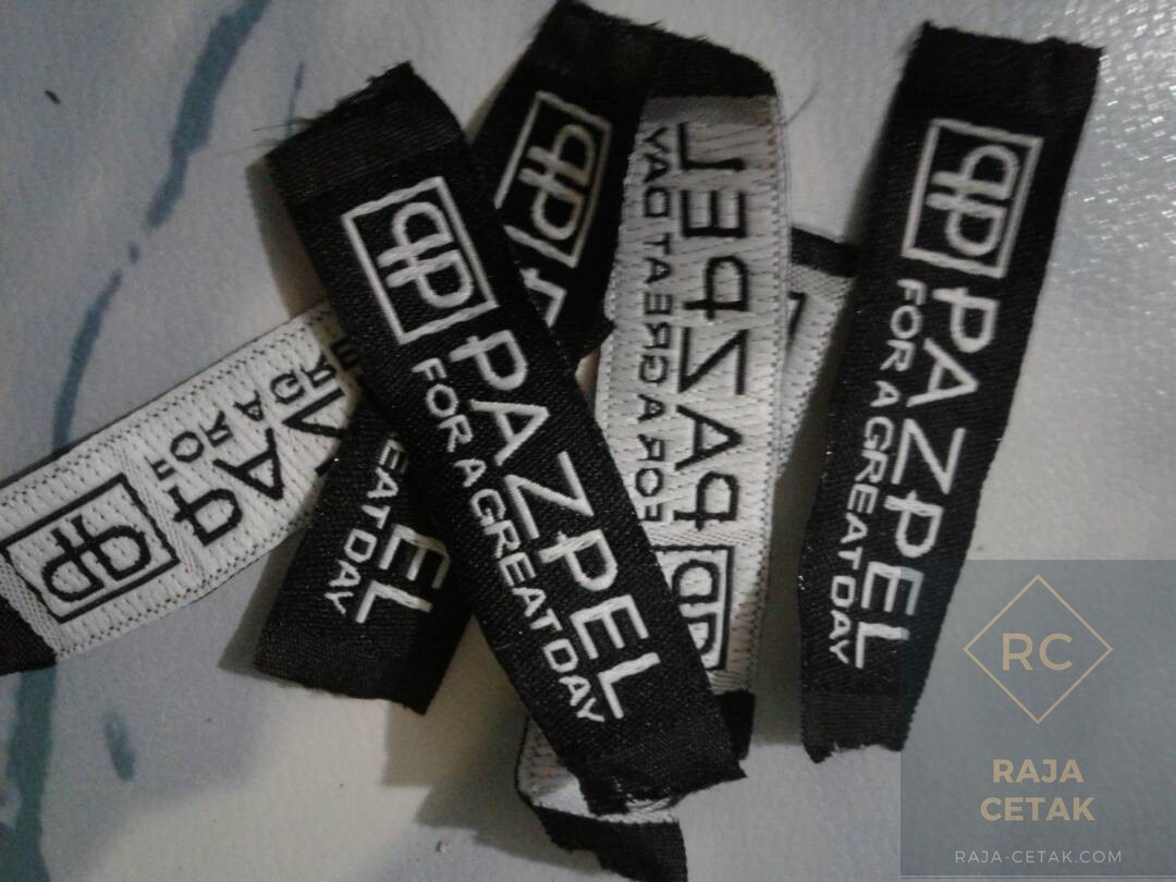 Buat Label Baju Woven atau Brand Pakaian, Hijab, Tas dll