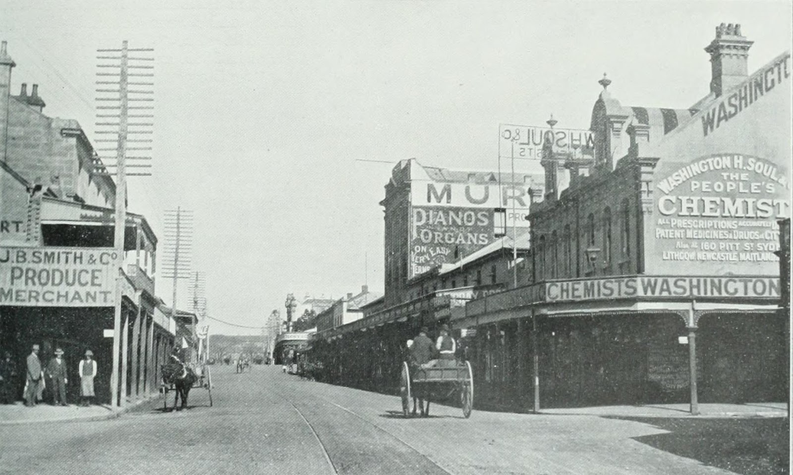 Church Street, Parramatta c. 1910 - Remembering the Past Australia