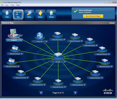 Infor e Tecnologia : CRIANDO UMA REDE COM CISCO NETWORK MAGIC PRO