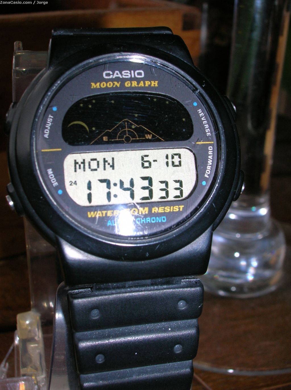 Zona Casio: Prueba: Casio GMW-15, un Moon-graph como ya no se ven