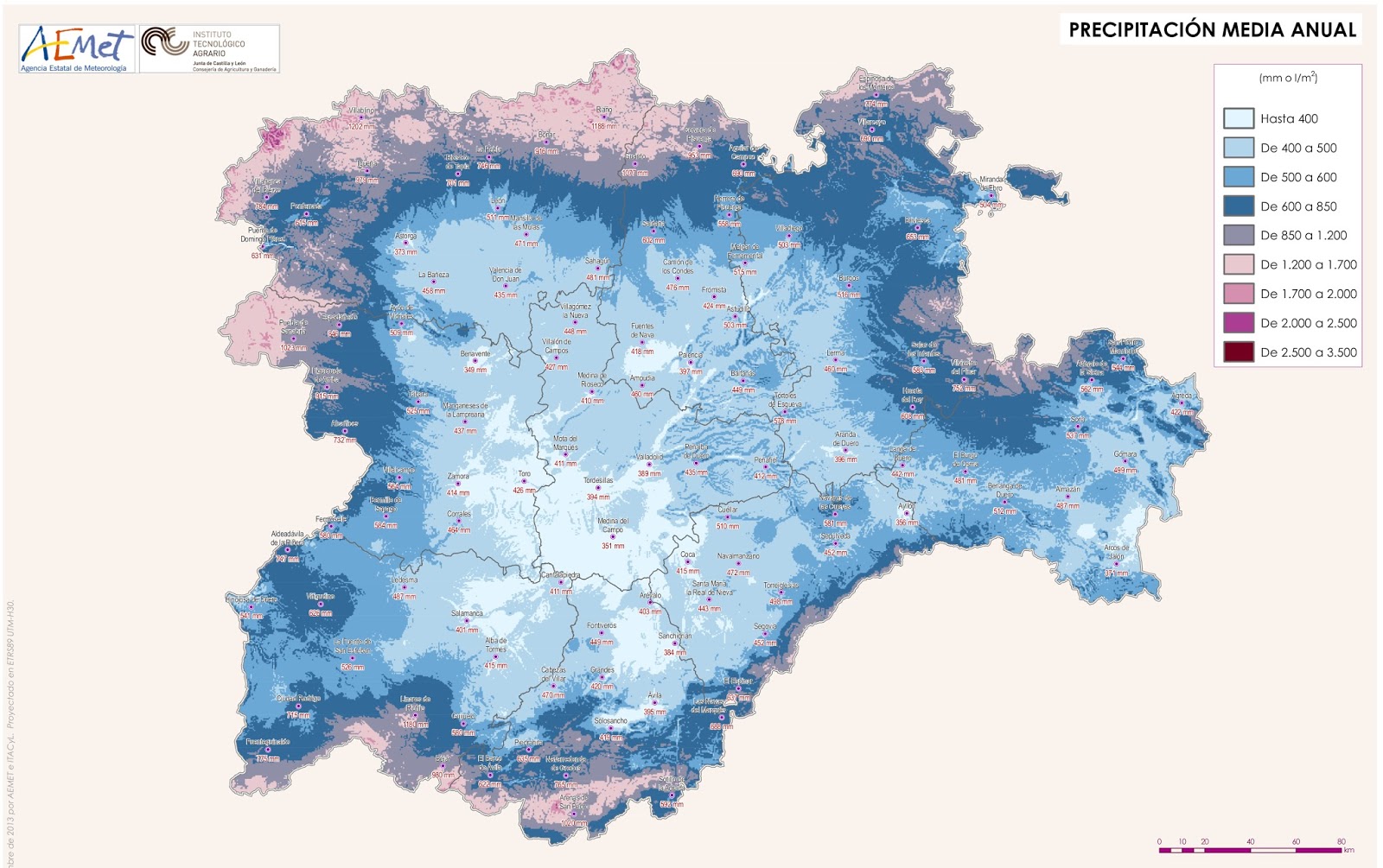 Mapa De Precipitaciones | Mapa