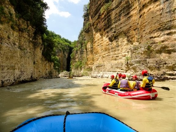 Rafting the Osumi Canyon in Albania - english news