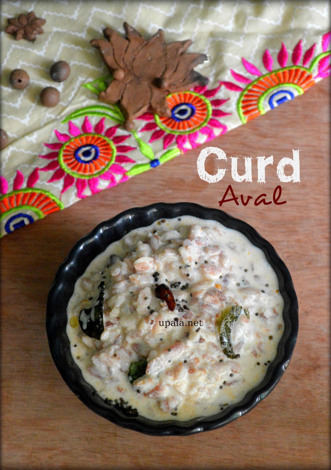 Upala: Dahi Poha/Thayir Aval/Curd beaten rice/Mosaru Avalakki (Using ...