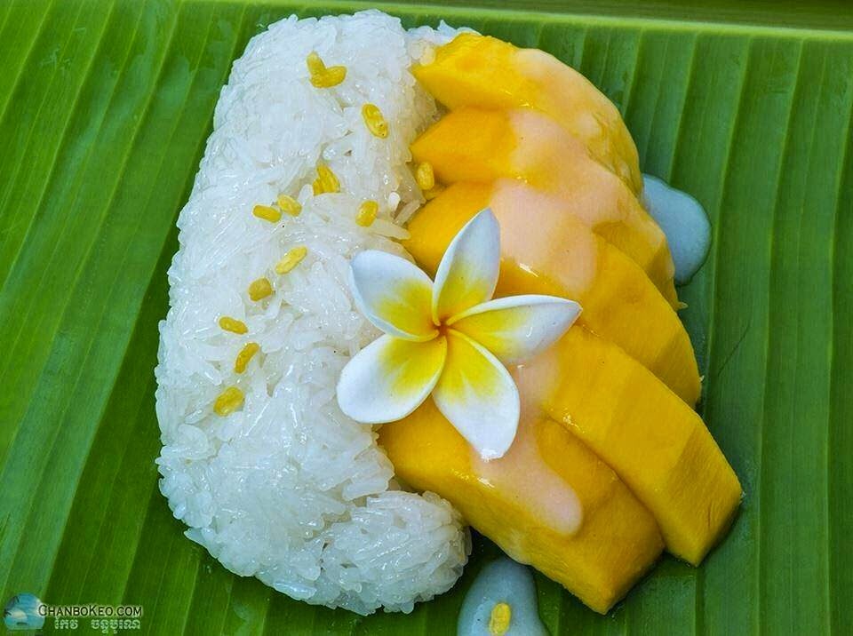 Cambodian Delicious Sticky Rice with Fruit - Khmer Delicious Dessert ...