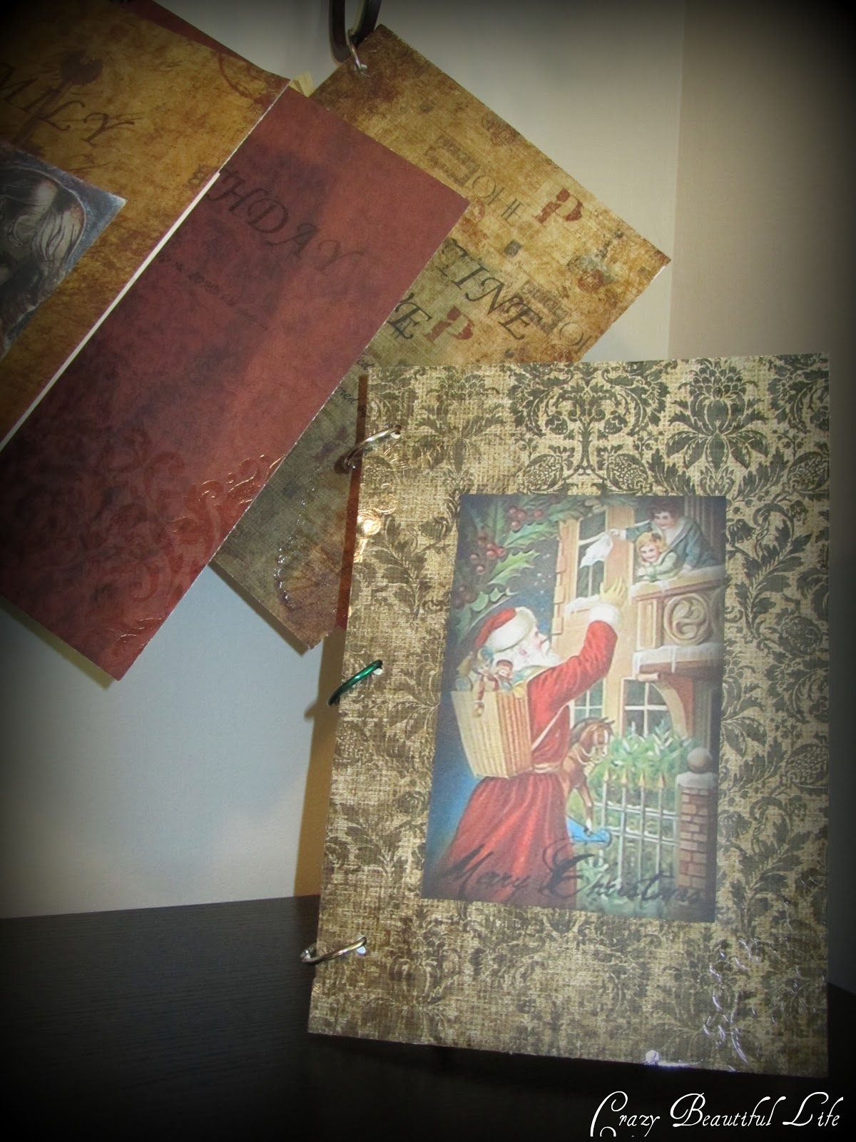 Glitter Glue and Paint: Greeting Card Decor