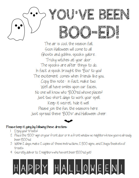 Live and Learn: Halloween Fun: BOO Poem and Ghost Printables