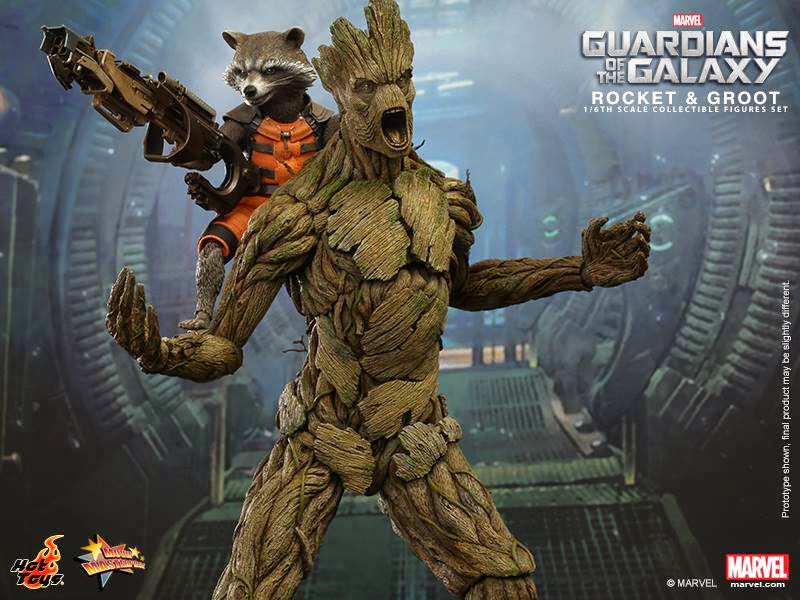 Guardians of the Galaxy: Rocket & Groot Collectibles in 1/6 from Hot Toys