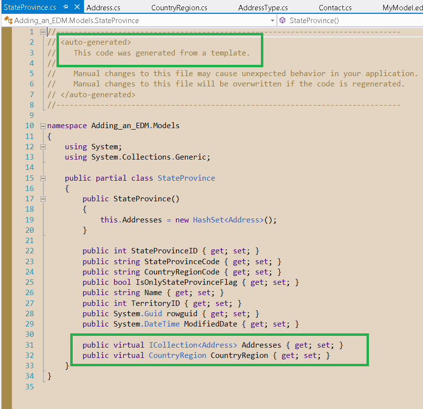 The Aspnet Mvc Club Step By Step How To Add An Entity Data Model To An Aspnet Mvc 4 App