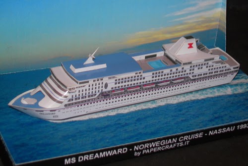 Papercraft Cruise Ship MS Dreamward - Papercraft4u | Free Papercrafts ...