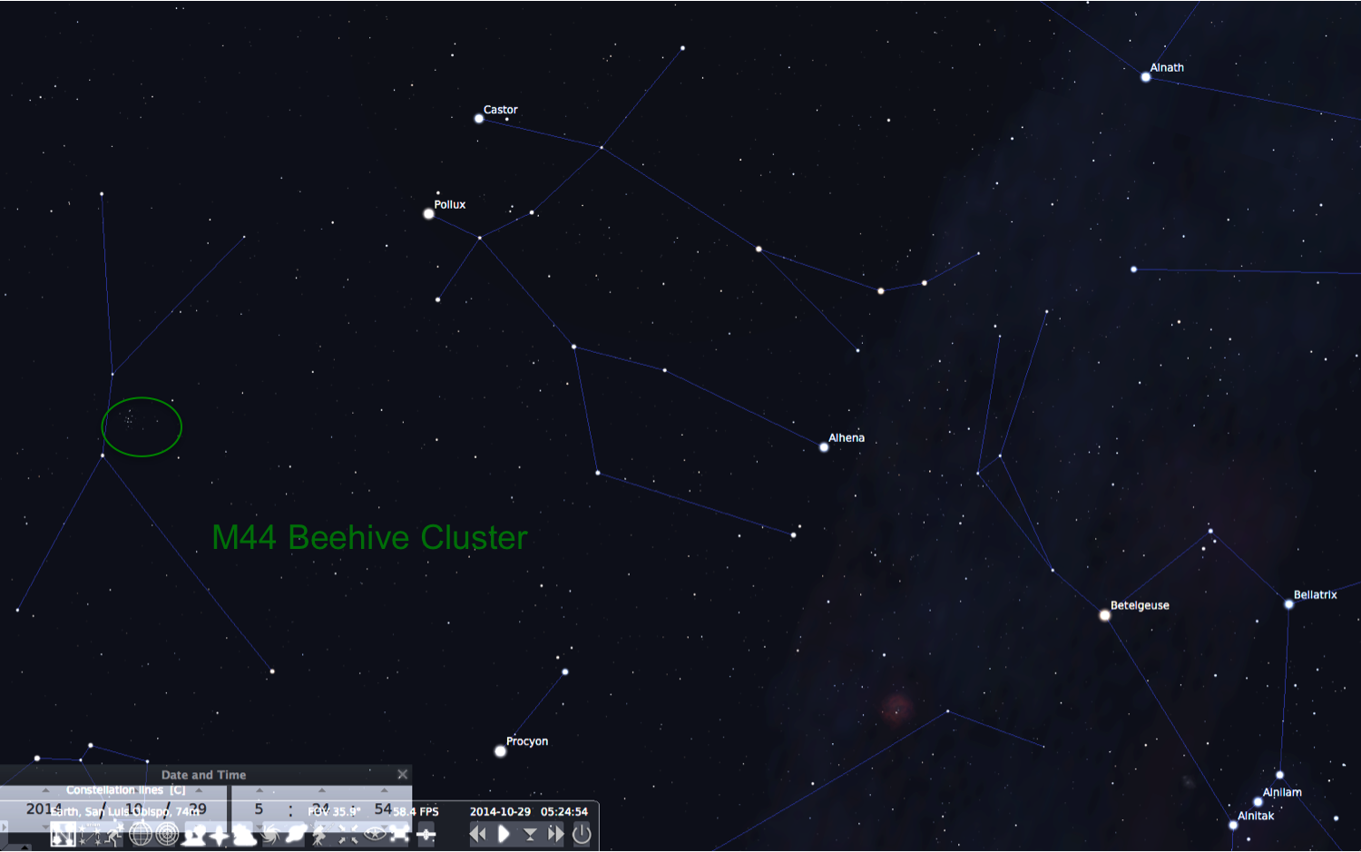 The Mathisen Corollary: Find the Beehive Cluster in the pre-dawn sky!