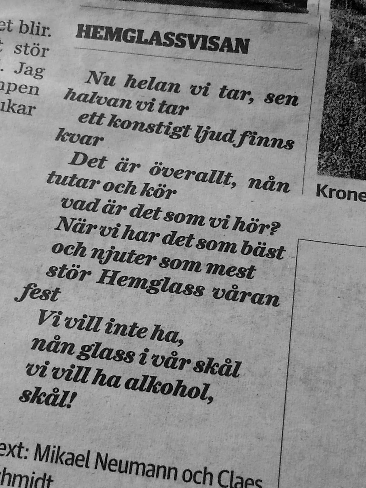 s.m.i.l.e: Snapsvisa