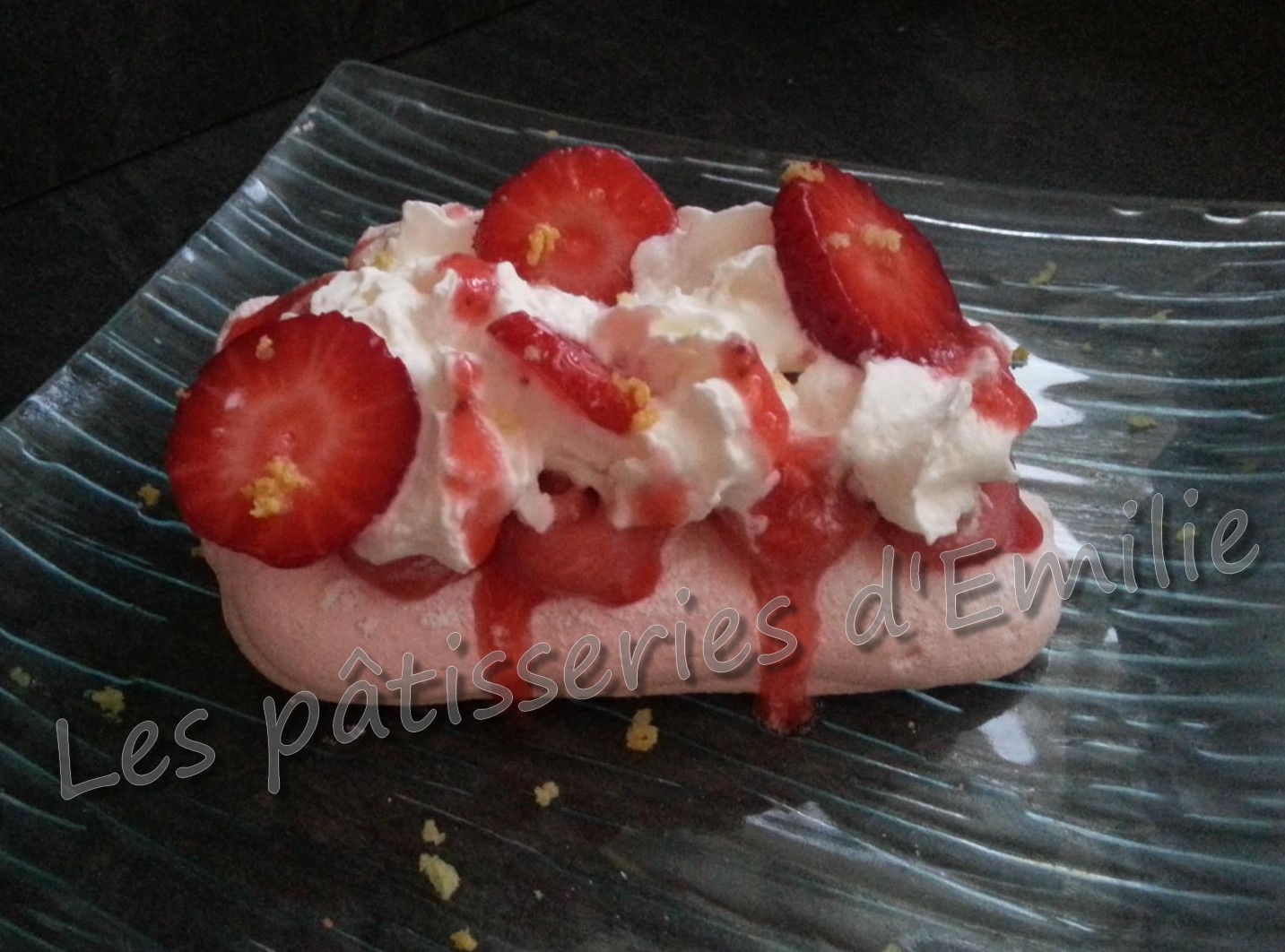 Les pâtisseries d'Emilie: Fraise melba