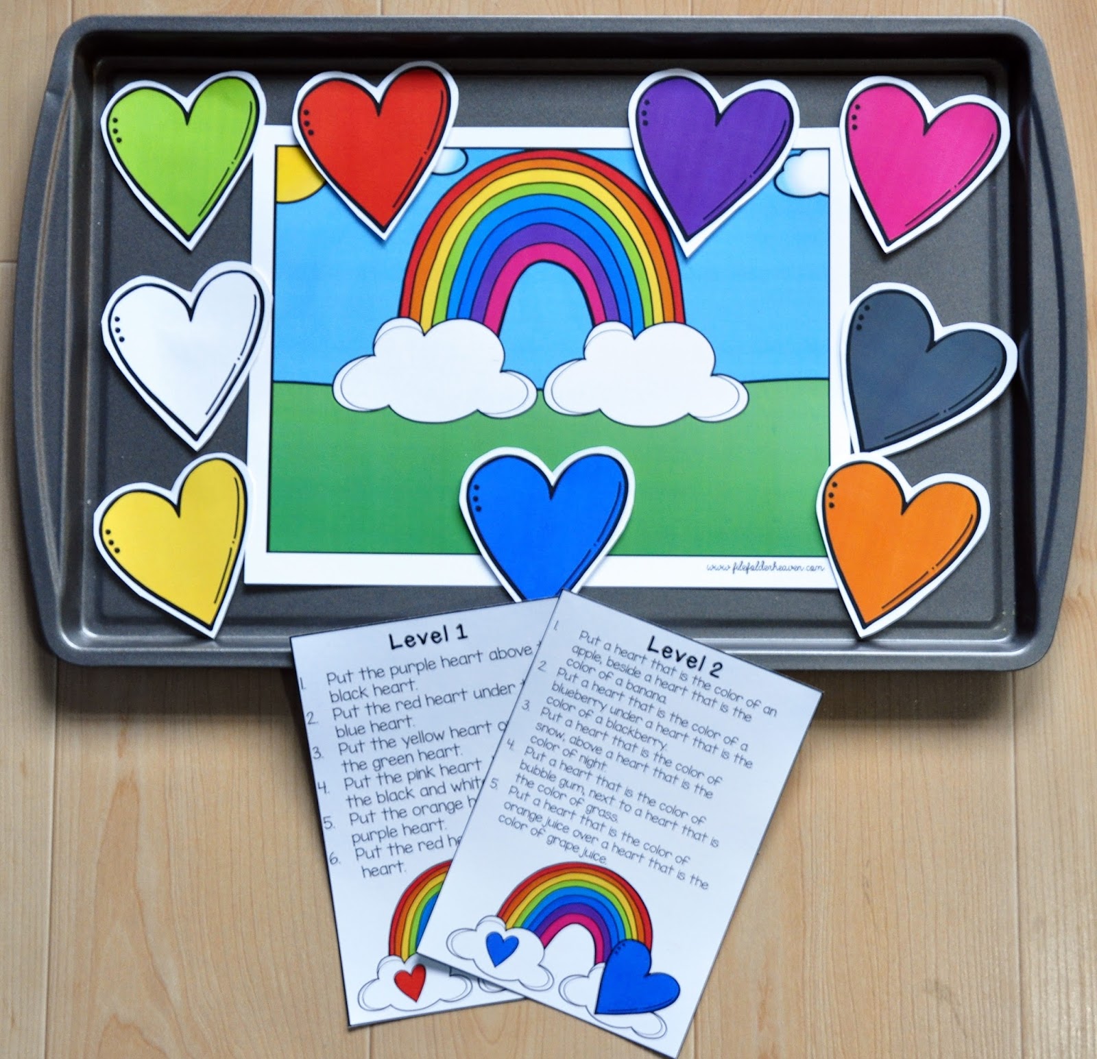 File Folder Heaven Blog: "Hearts In Many Colors" Adapted Book and ...