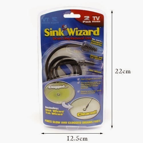 DIYGajet: Sink Wizard Drain Clog Removal Tool - RM10