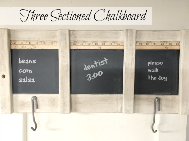 How to Make a Three Sectioned Chalkboard