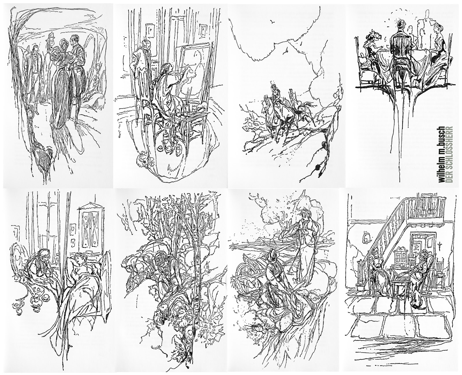 Scribble Junkies: Wilhelm M. Busch Sketches..