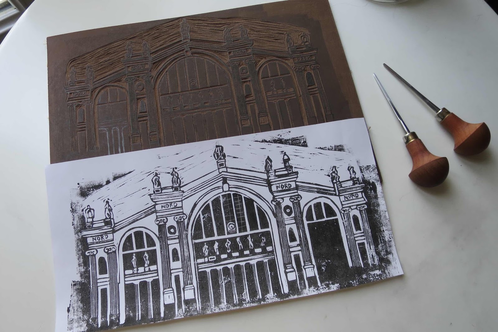 Préservons ensemble nos racines !: La linogravure