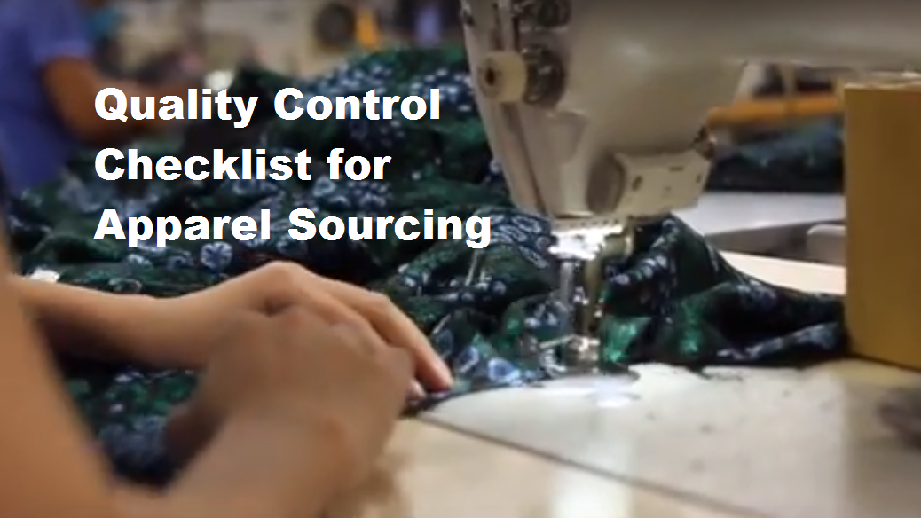 Quality Control Checklist for Apparel Product Sourcing
