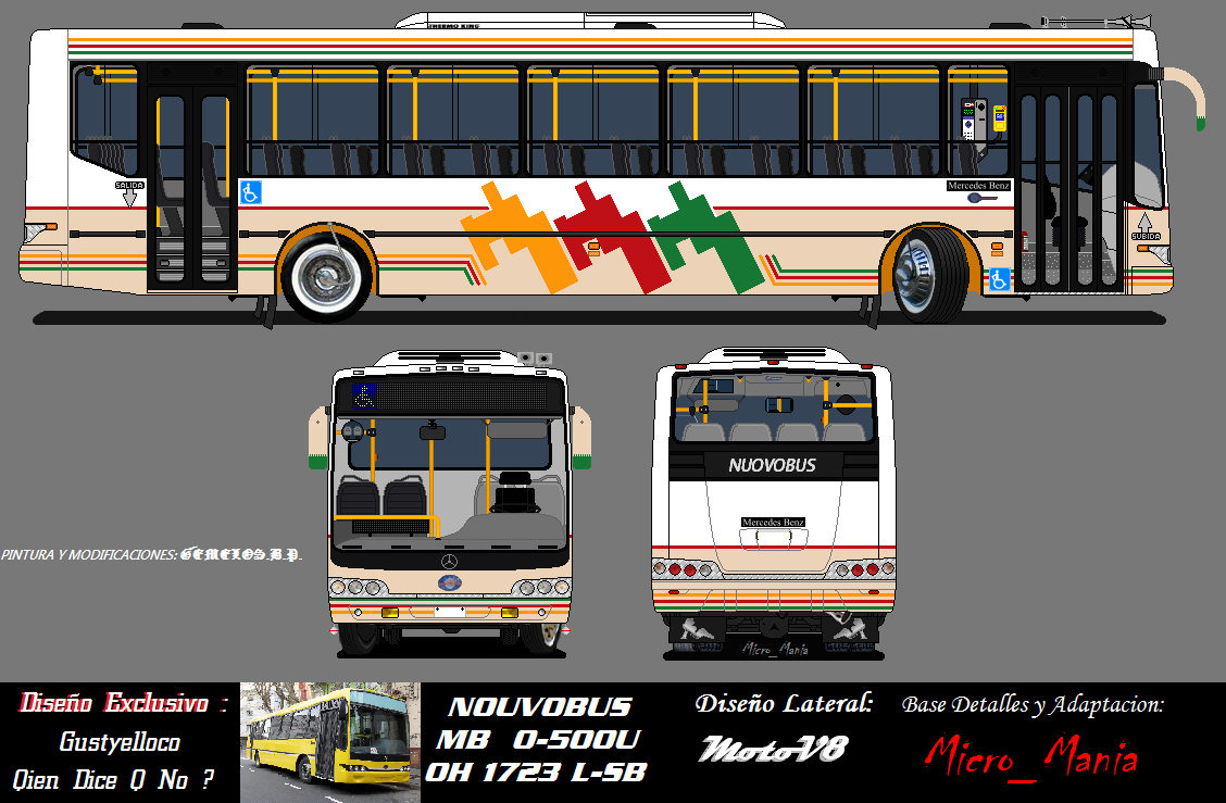 Buses Gemelos: DISEÑOS PINTADADOS 1