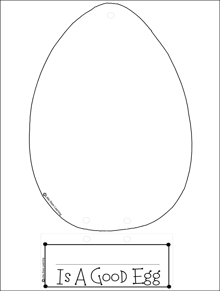 Little Stars Learning: Easter/Egg Coloring and Pre-writing Printables