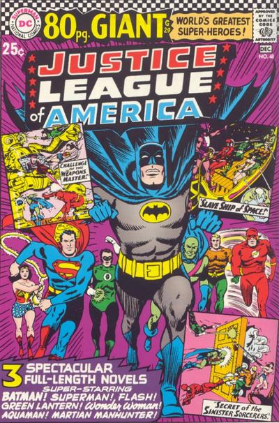 Dave's Comic Heroes Blog: Giant Justice League Of America The Second