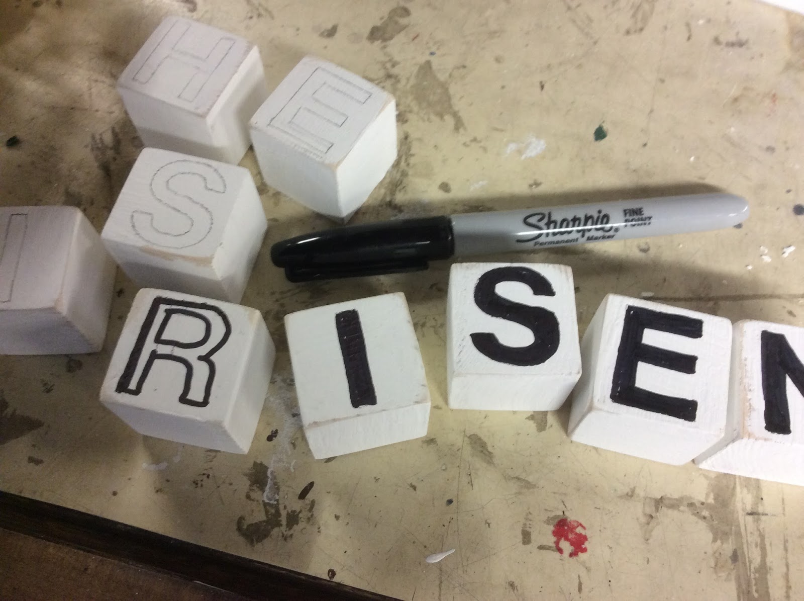 Fresh Vintage by Lisa S: How to Repurpose Wood Blocks into Farmhouse ...