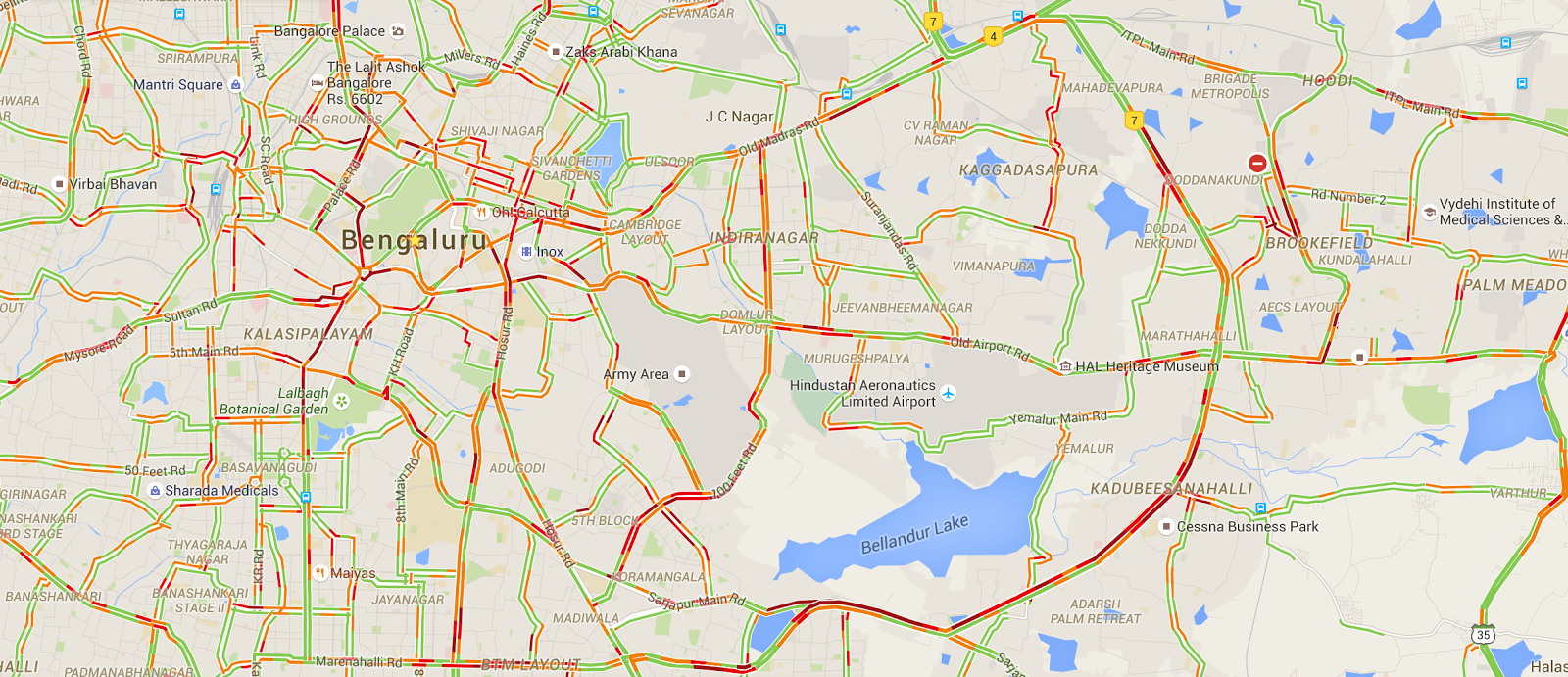 Traffic in Bengaluru