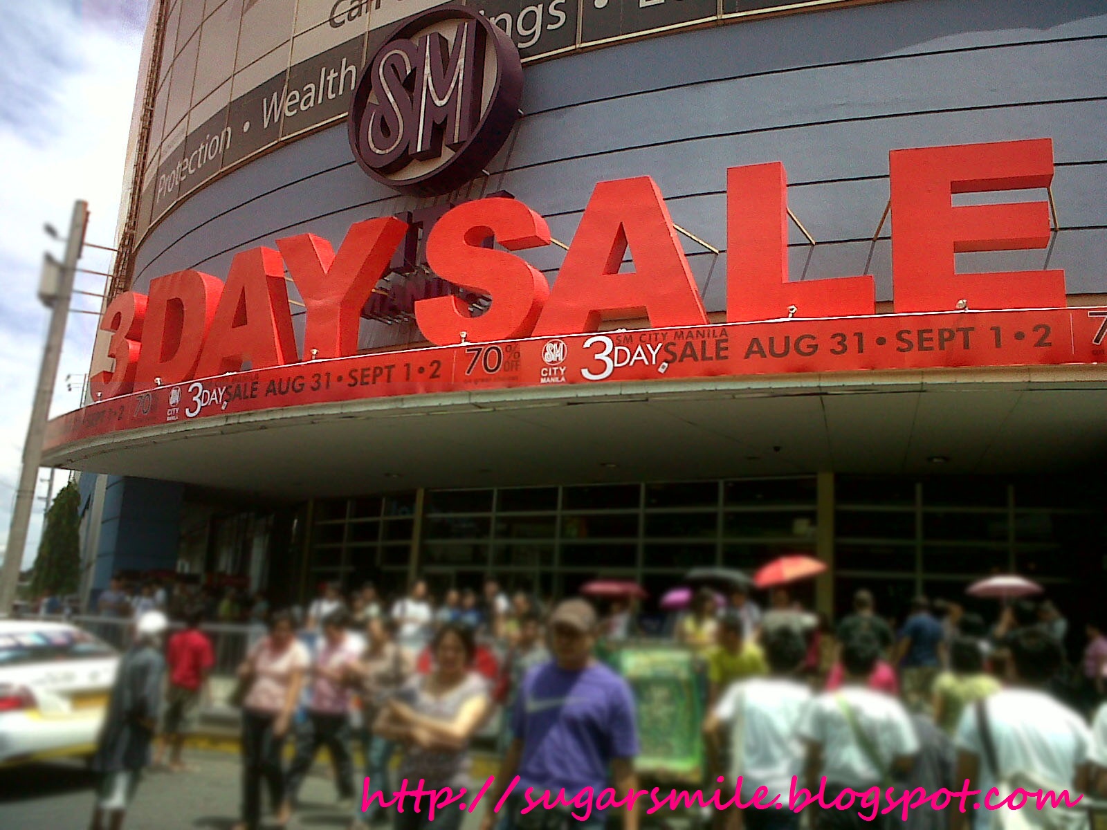 Shopping Spree at the SM City Manila 3-Day Sale - Sugarsmile