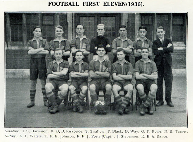 Woking County Grammar School for Boys: 1936 Senior Football Team