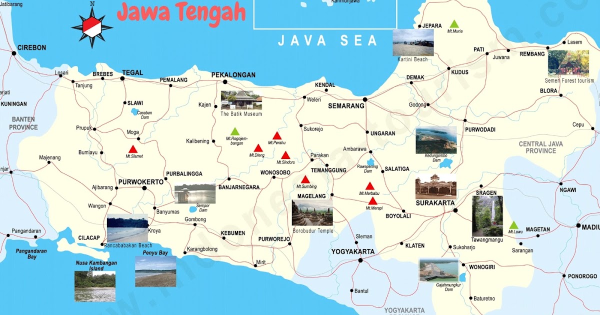 Peta Jateng : Gambar Peta Jawa Tengah (Jateng) | GAMBAR PETA INDONESIA ...