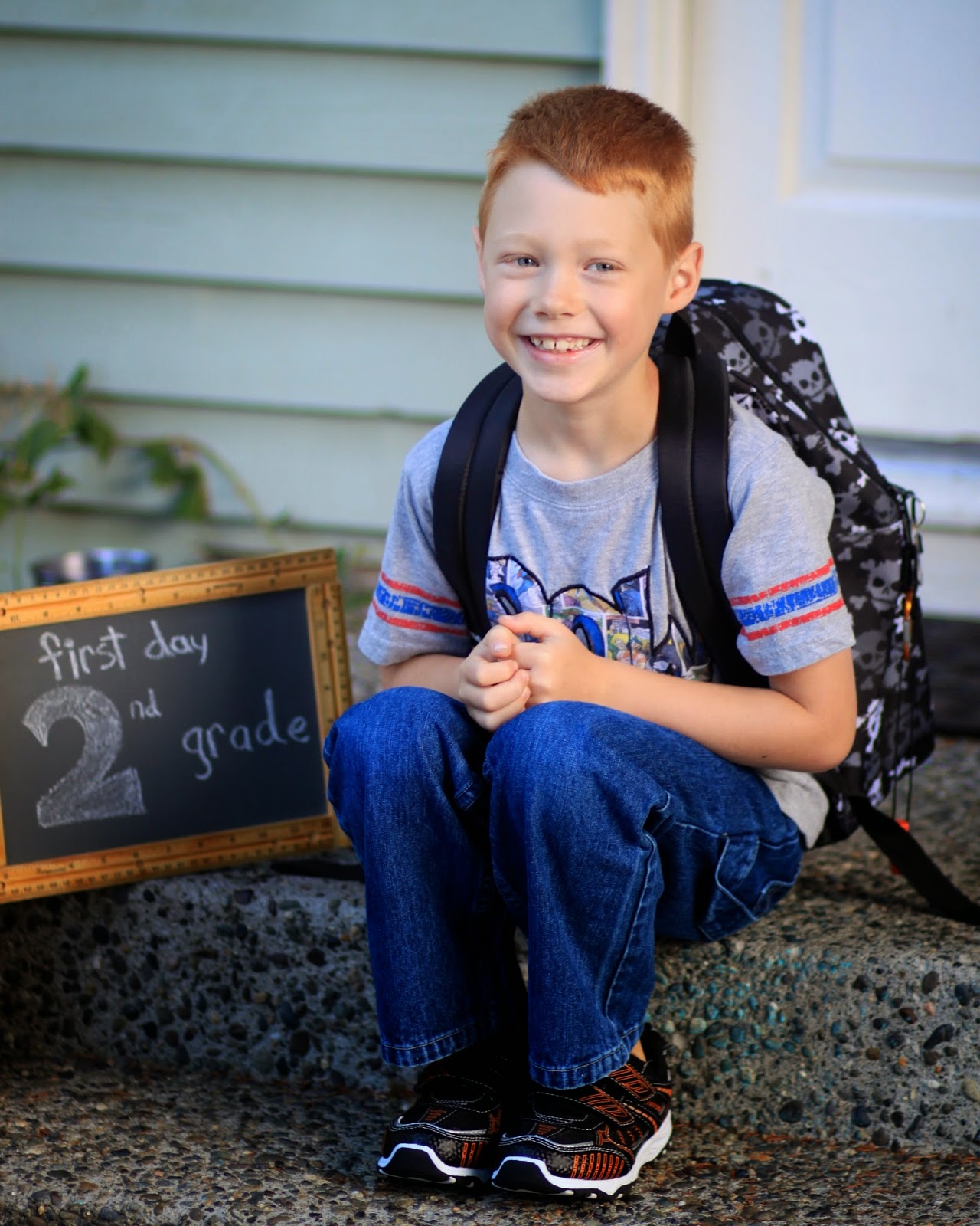 watch out for the woestmans: First Day of 2nd Grade